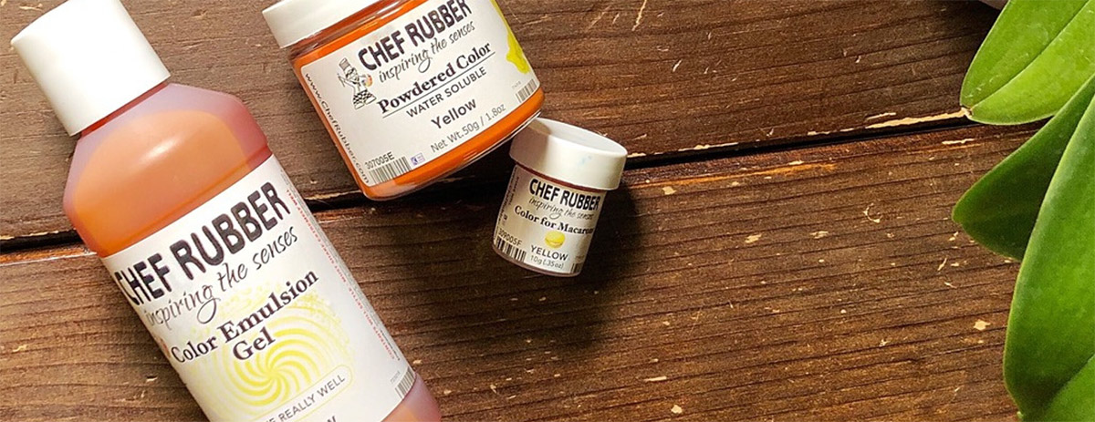 Water Based Food Colors – Chef Rubber